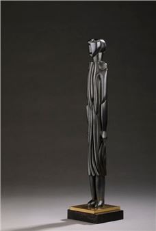 Pierre Dedieu | Solemn draped figure (1955) | MutualArt