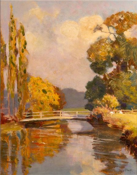 Frederick Hall | A Peaceful Stream | MutualArt