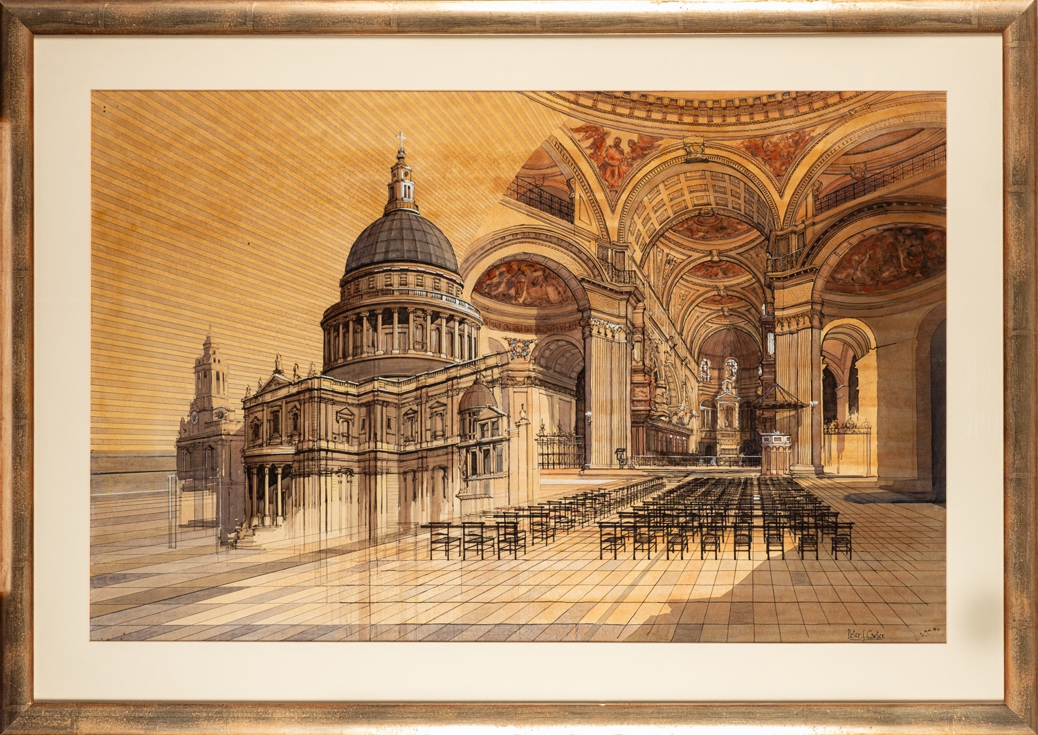 Peter J. Carter | The exterior and interior of Saint Paul's Cathedral ...