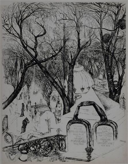 Edouard Joseph Goerg | Père-Lachaise (1937) | MutualArt