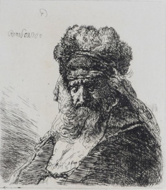 Rembrandt van Rijn | Veillard with Big Beard (1880) | MutualArt