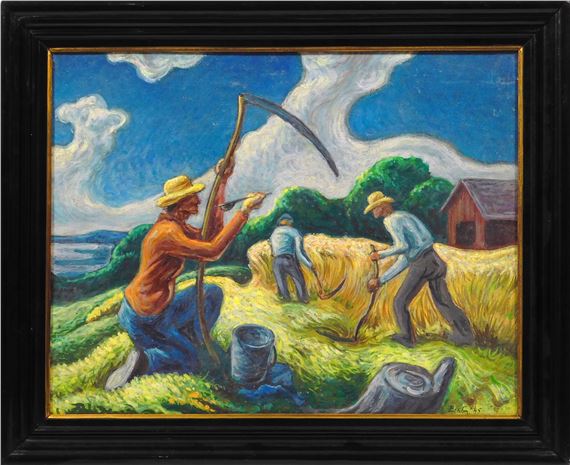 Thomas Hart Benton‏ | Island Hay (1945) | MutualArt