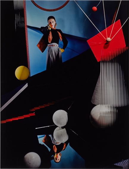 Horst P. Horst | Fashion: Model in Surreal Location with Balls (Circa ...