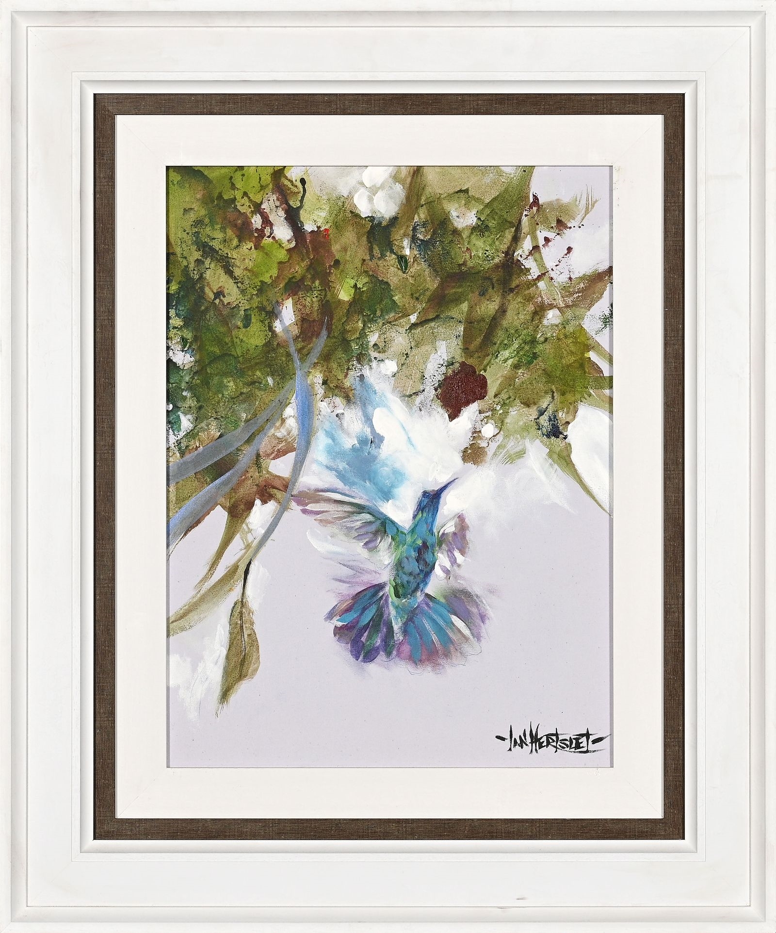Ian Hertslet | Pale Blue Hummingbird | MutualArt