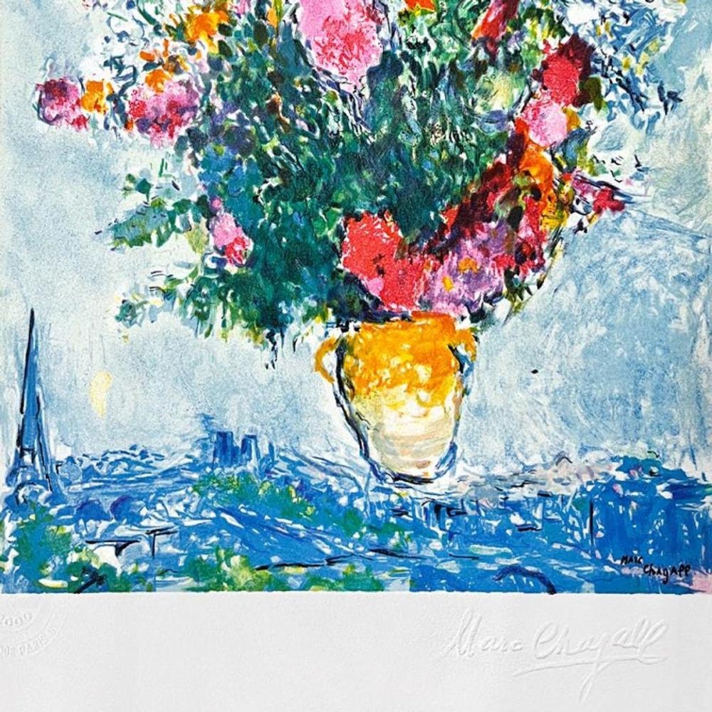 Marc Chagall | Le Bouquet Et La Tour Eiffel | MutualArt