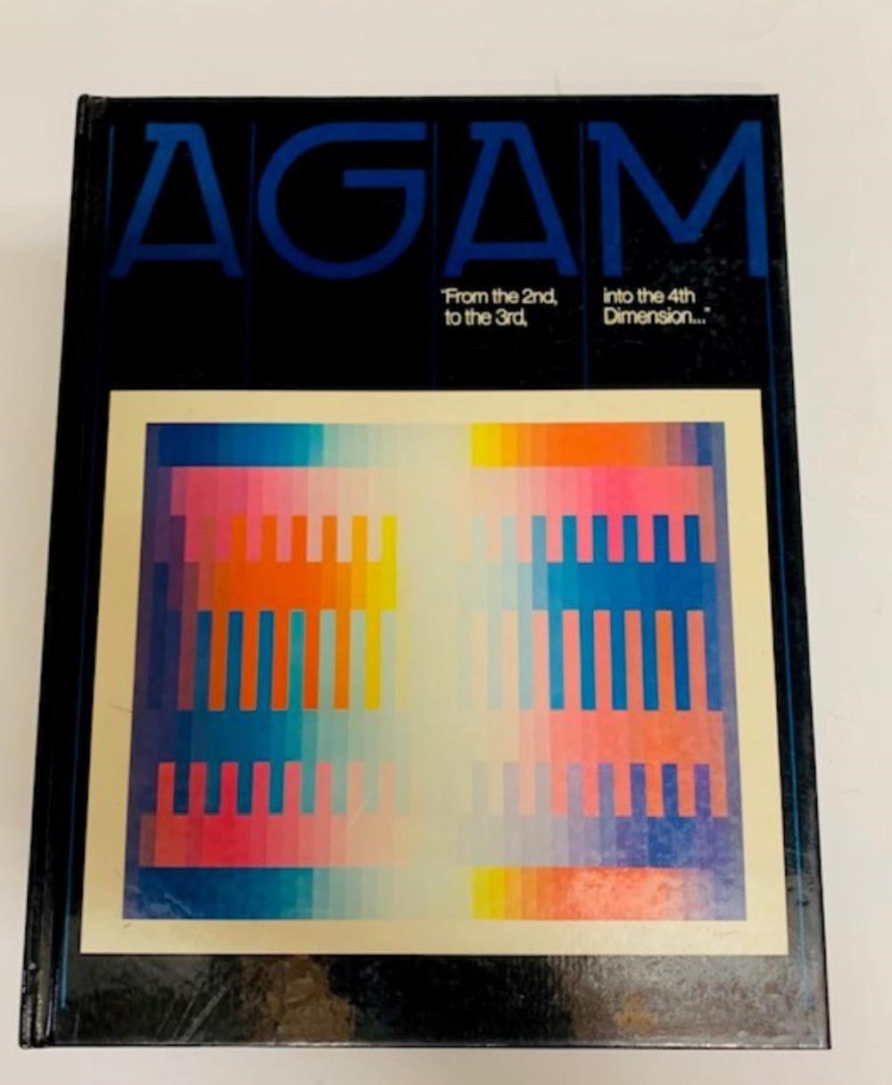 Yaacov Agam | Agam book with drawing | MutualArt