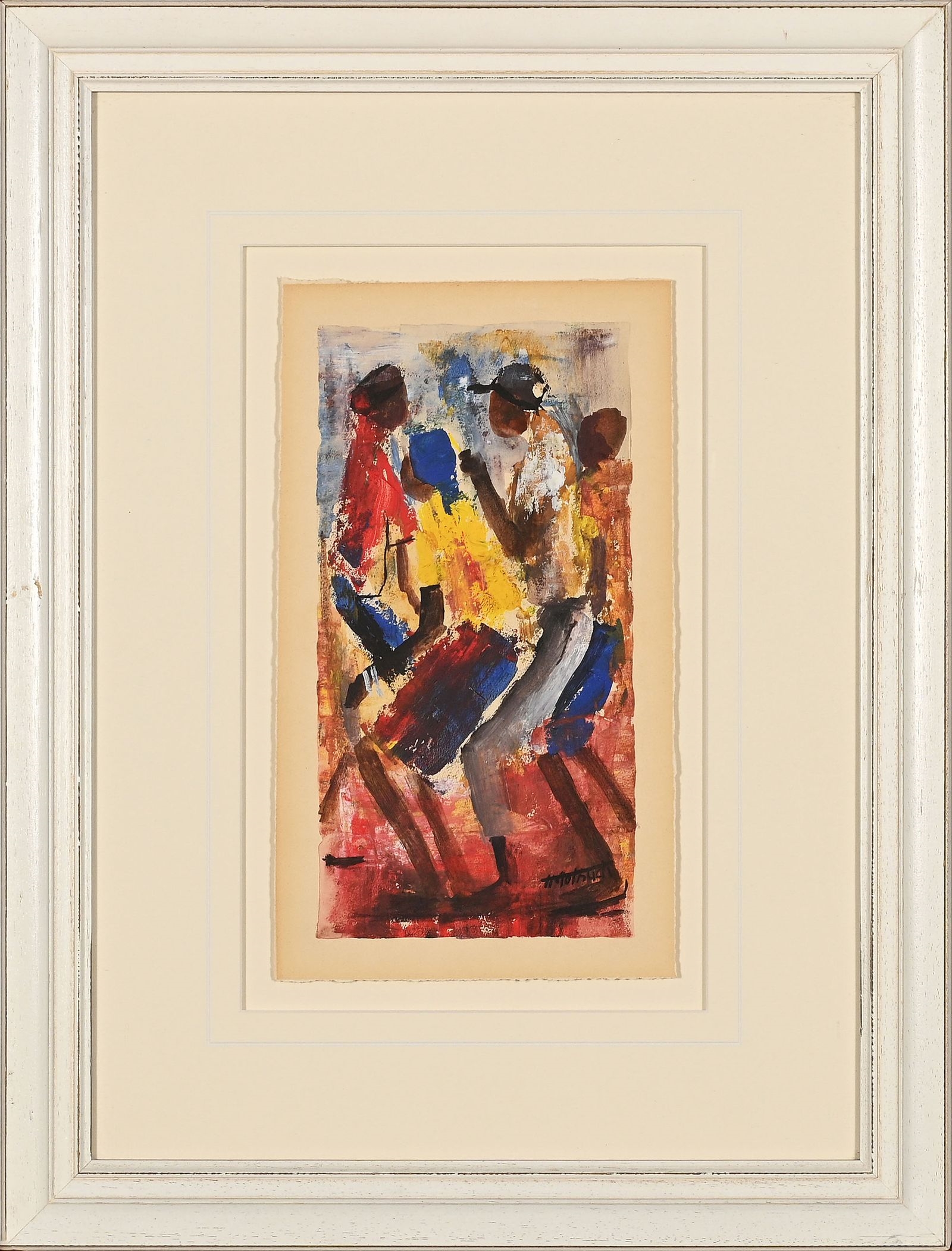 Thabo Gregory Mothudi | People Dancing | MutualArt