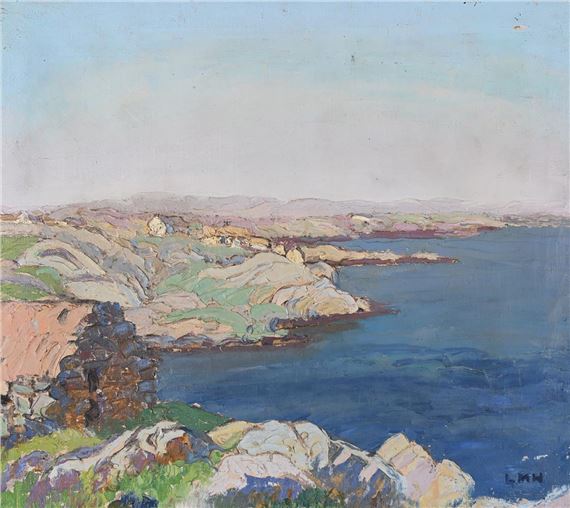 Letitia Marion Hamilton | COTTAGES BY THE SEA, CONNEMARA | MutualArt