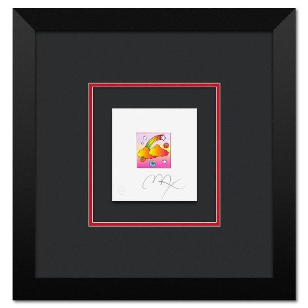Peter Max | Rainbow with Clouds | MutualArt