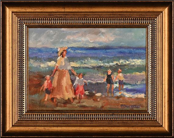 Koos Bronkhorst | Family at the Seaside | MutualArt