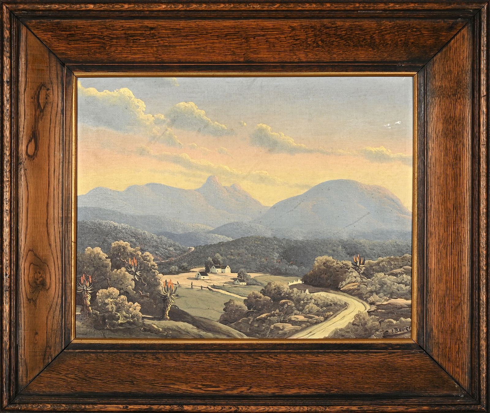 Gustav Beukes | Valley with Farmhouse (20) | MutualArt