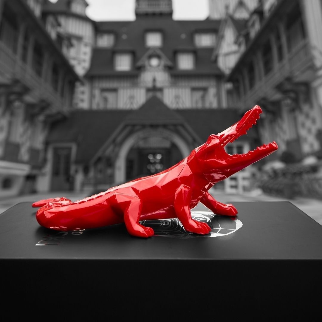 Richard Orlinski | CROCODILE RED | MutualArt