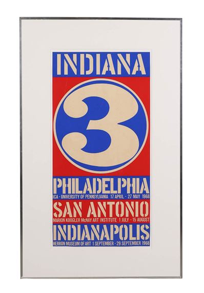Robert Indiana | Pop Art Exhibition Poster (1968) | MutualArt