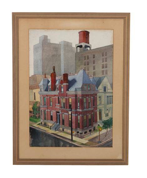 Dorothy Shepherd | Architectural Watercolor (1938) | MutualArt