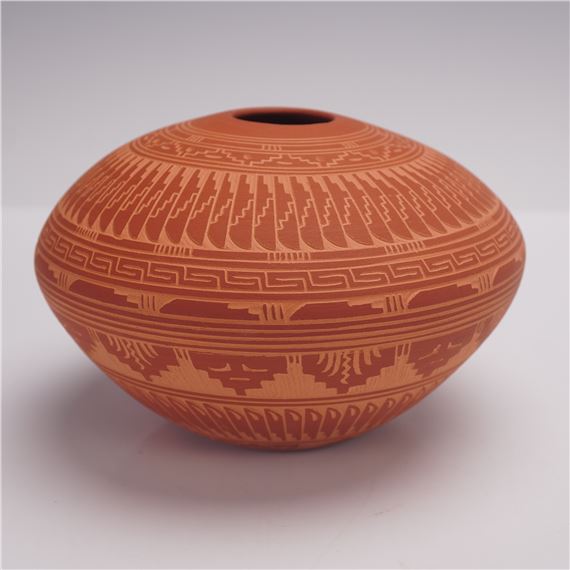David Willie | Navajo Pottery Vase, Signed (2004) | MutualArt