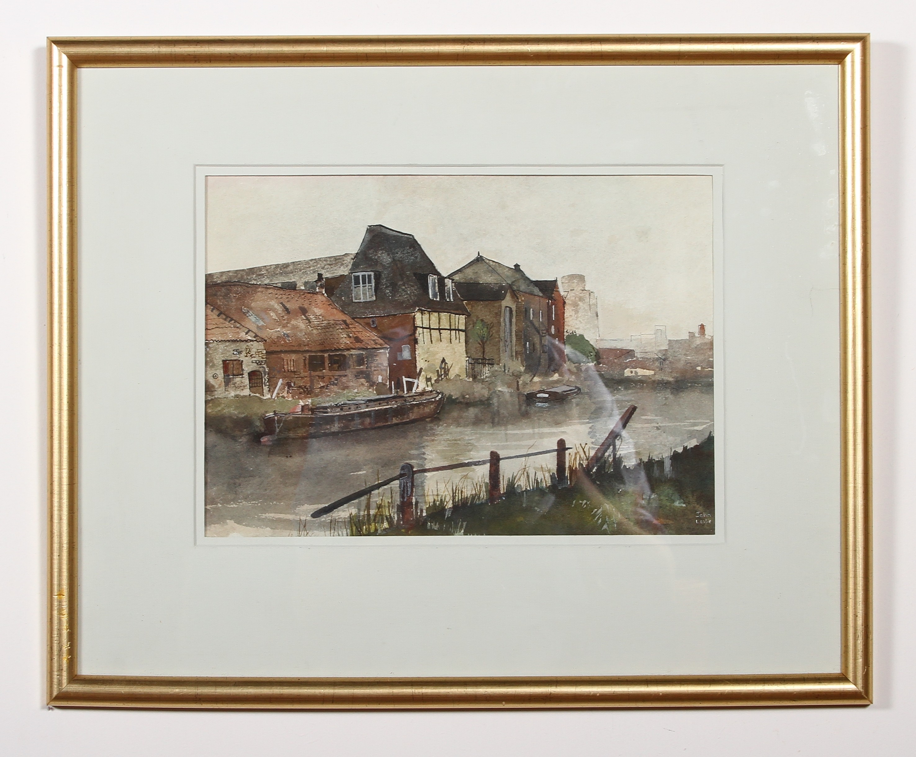 Leslie John | Oust House on the River Wensum | Compare similar artworks ...