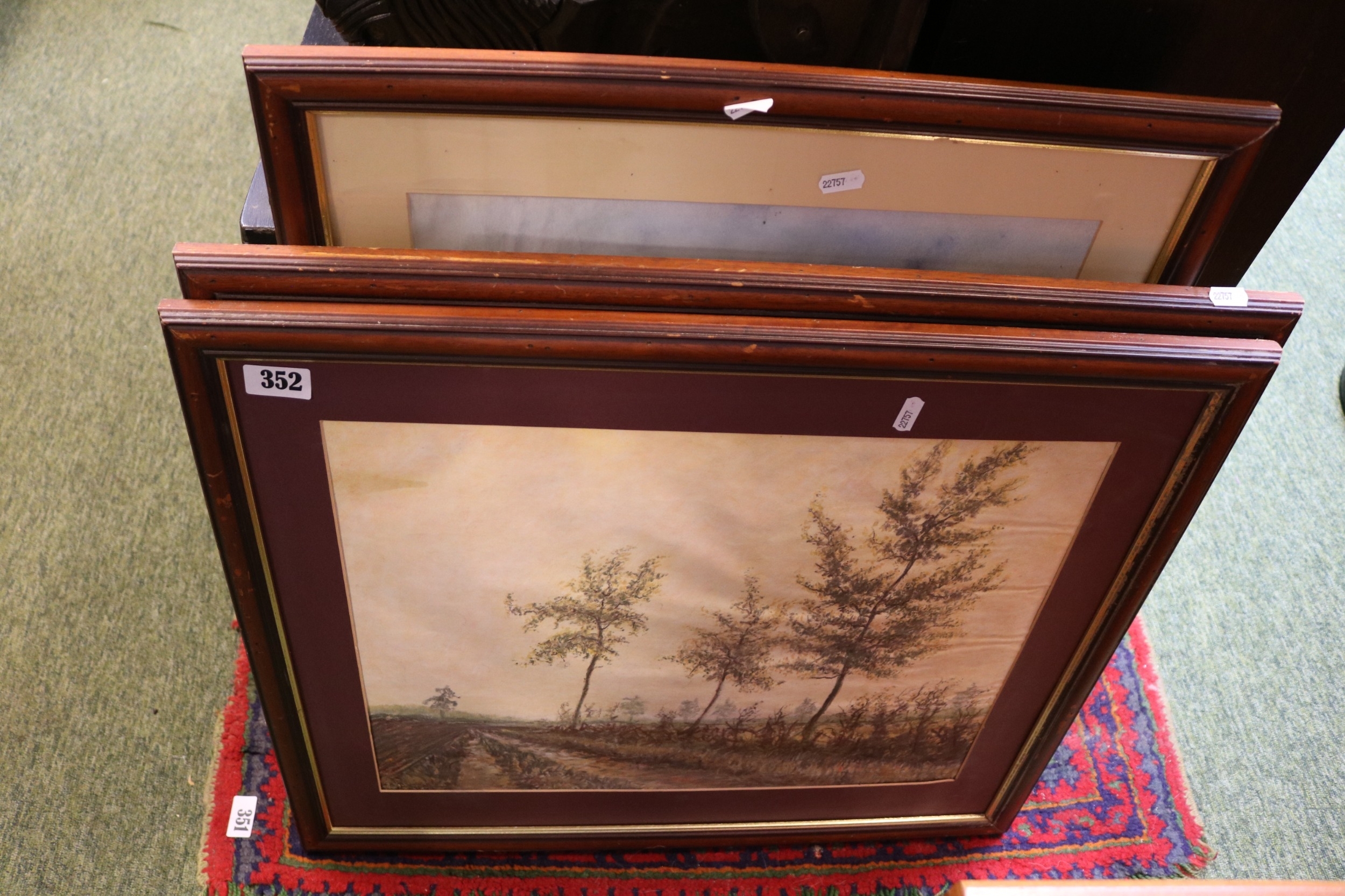 Frank Fidler | Collection of assorted Pastels and Watercolours of ...