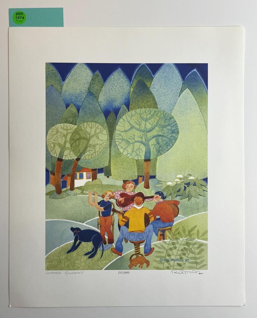 Rie Muñoz | Summer Quartet (2003) | MutualArt