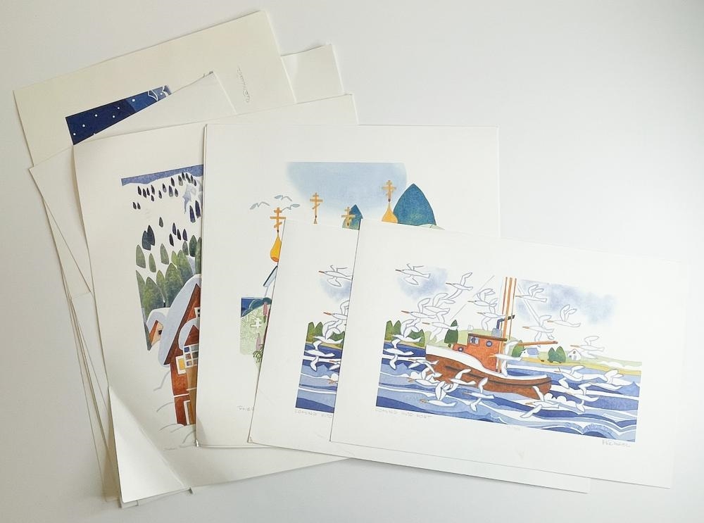 Rie Muñoz | 11pc Rie Munoz S/N Lithographs with Damage | MutualArt
