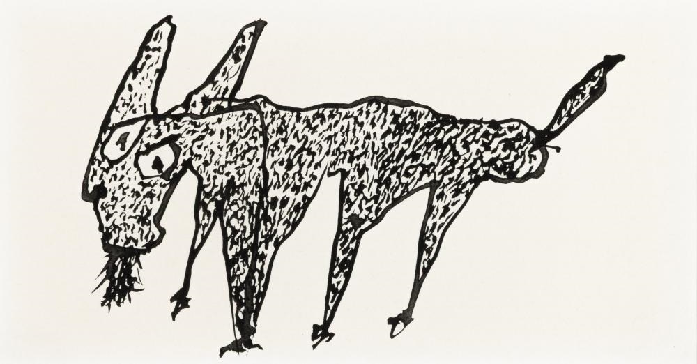 Jean Dubuffet | Chien barbu (1960) | MutualArt