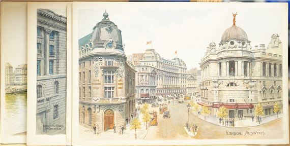 Alfred Robert Quinton | a set of six original watercolours for postcard ...