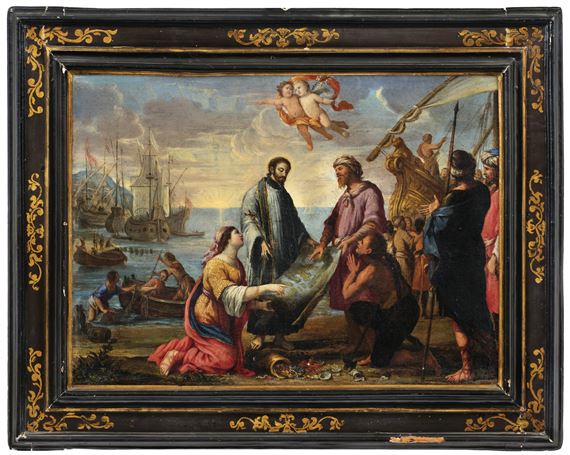 Genoese School, 17th Century | The nations of Asia show Francis Xavier ...