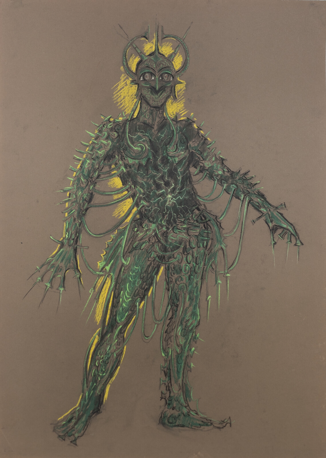 Danilo Donati | COSTUME SKETCH FROM THE FILM YADO Yado (1985) | MutualArt