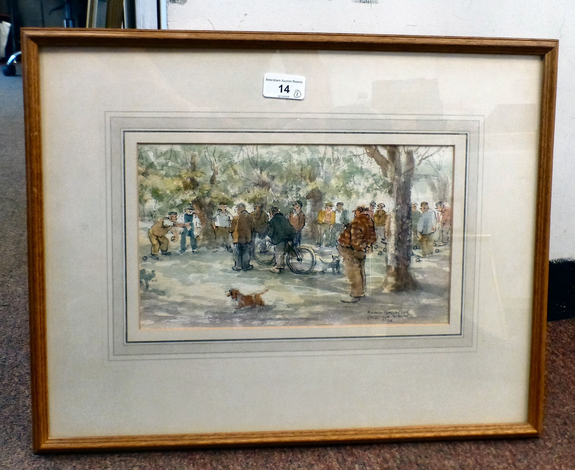Roland Batchelor | Boule Players | MutualArt