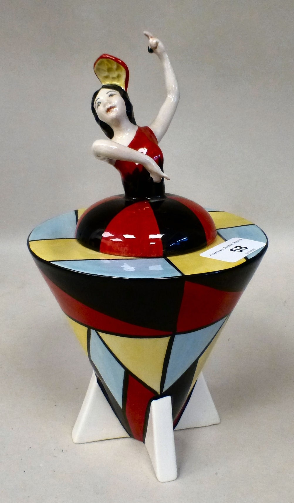 Lorna Bailey | Lorna Bailey design china Lolita pattern lidded vase ...
