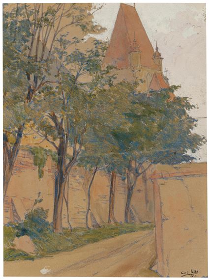 Gustav Feith | Motif from Perchtoldsdorf (1875 - 1951) | MutualArt