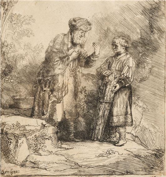 Rembrandt van Rijn | Abraham and Isaac (1645) | MutualArt
