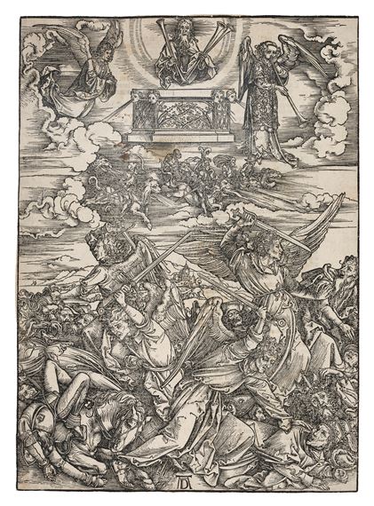 Albrecht Dürer | The Battle of Angels (1498) | MutualArt