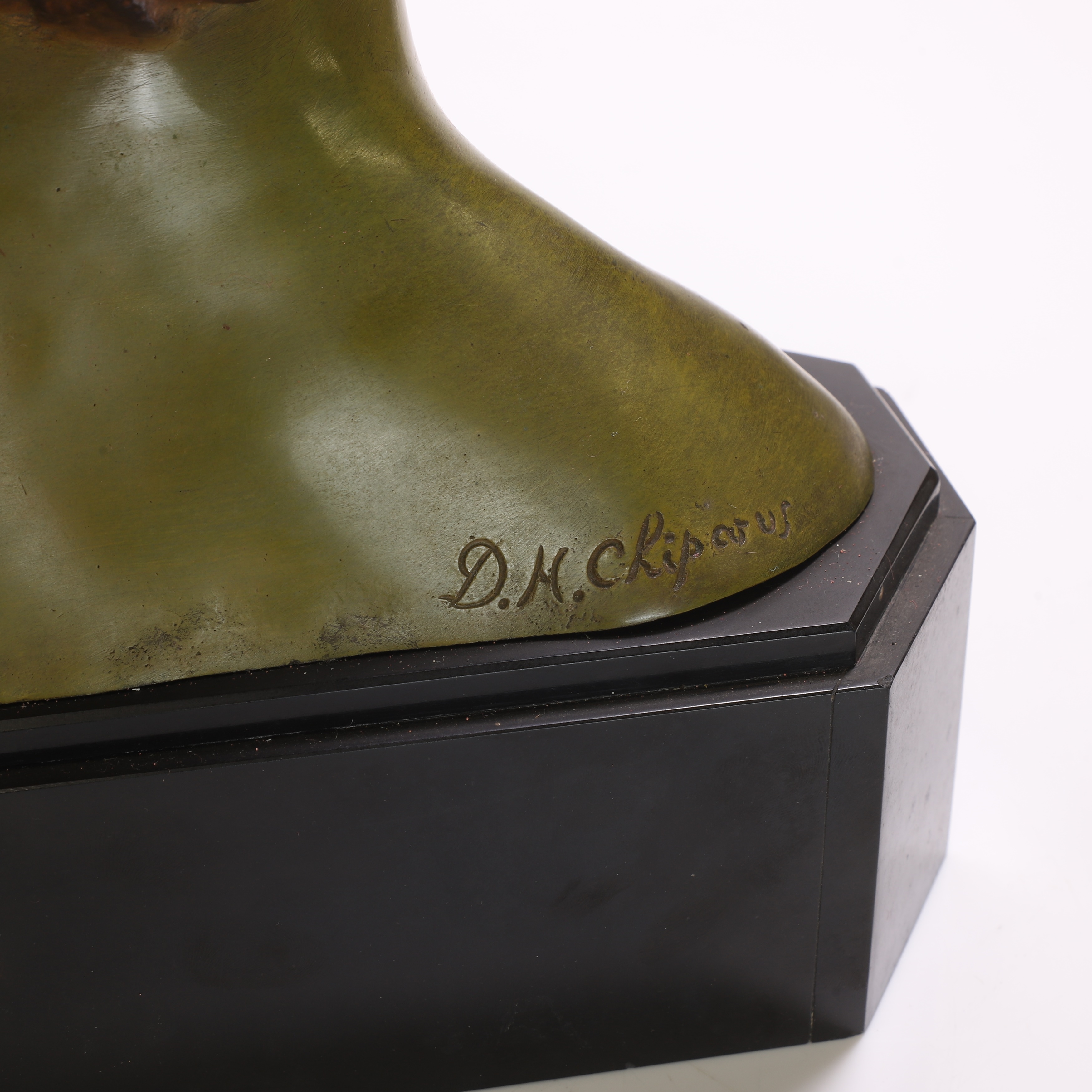 Demétre H. Chiparus | a French Art Deco patinated bronze bust of his ...