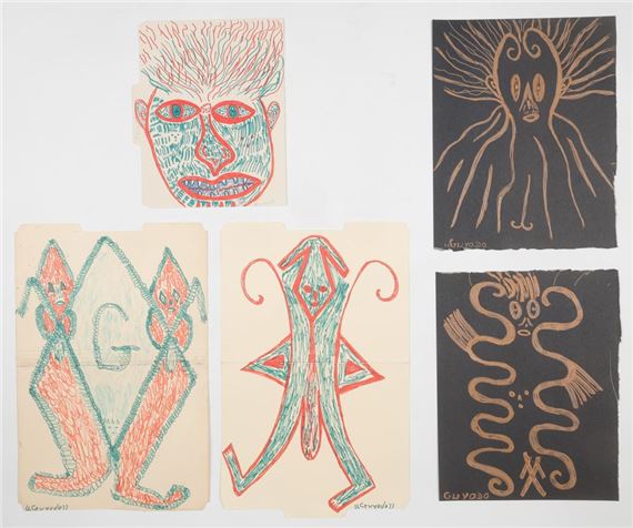 Frantz Jacques dit Guyodo | 5 Drawings | MutualArt