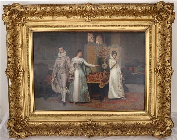 Savini Alfonso | A Gallant Scene | Artwork performance at auction ...
