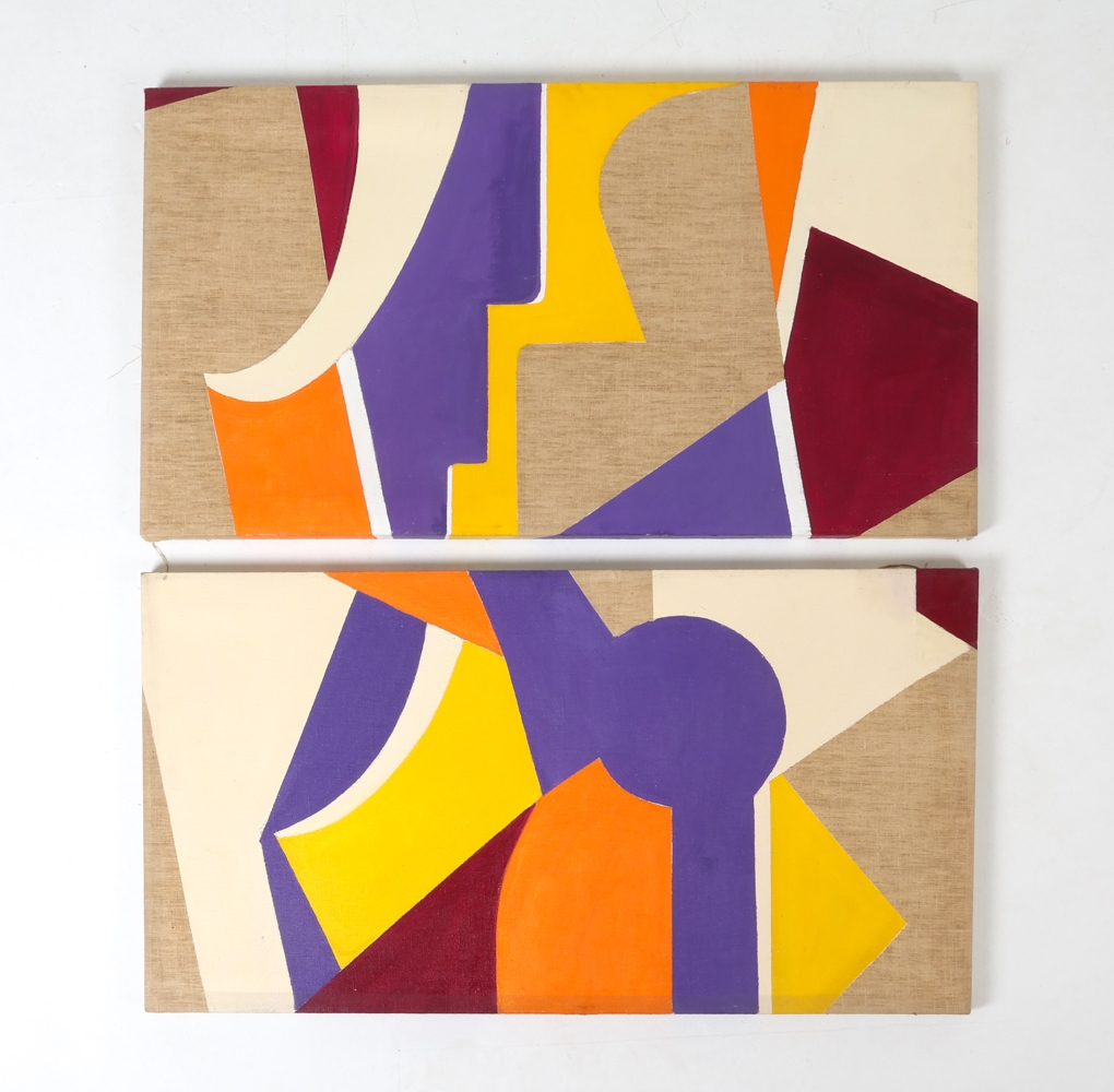 Joan Miller | ABSTRACT DIPTYCH A/C (Late 20th Century) | MutualArt