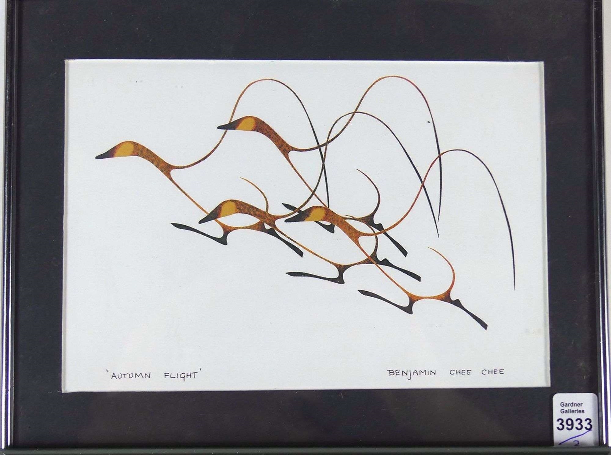 Benjamin Chee Chee | Autumn Flight | MutualArt