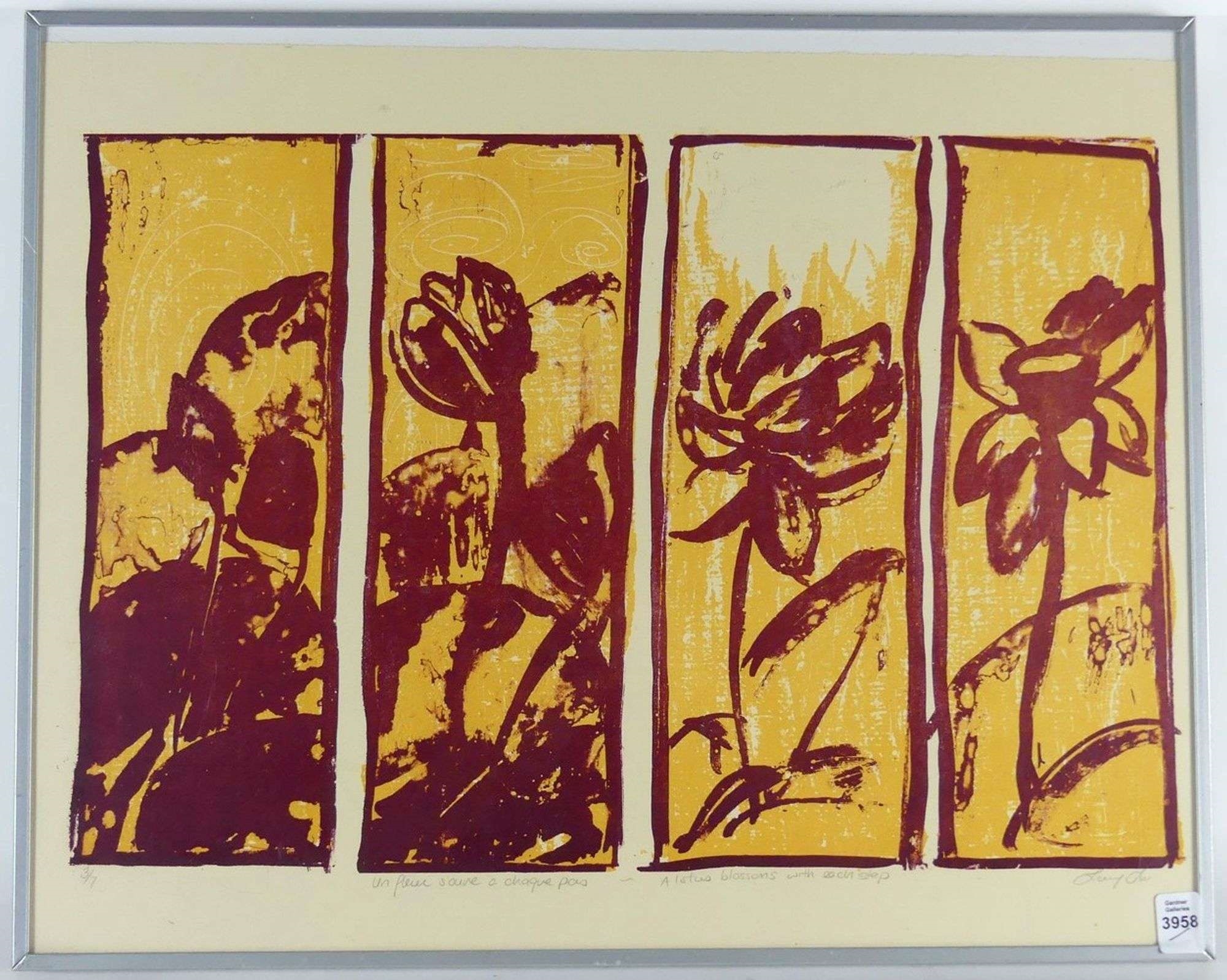 Lucy Lu | A Lotus Blossoms with Each Step | MutualArt