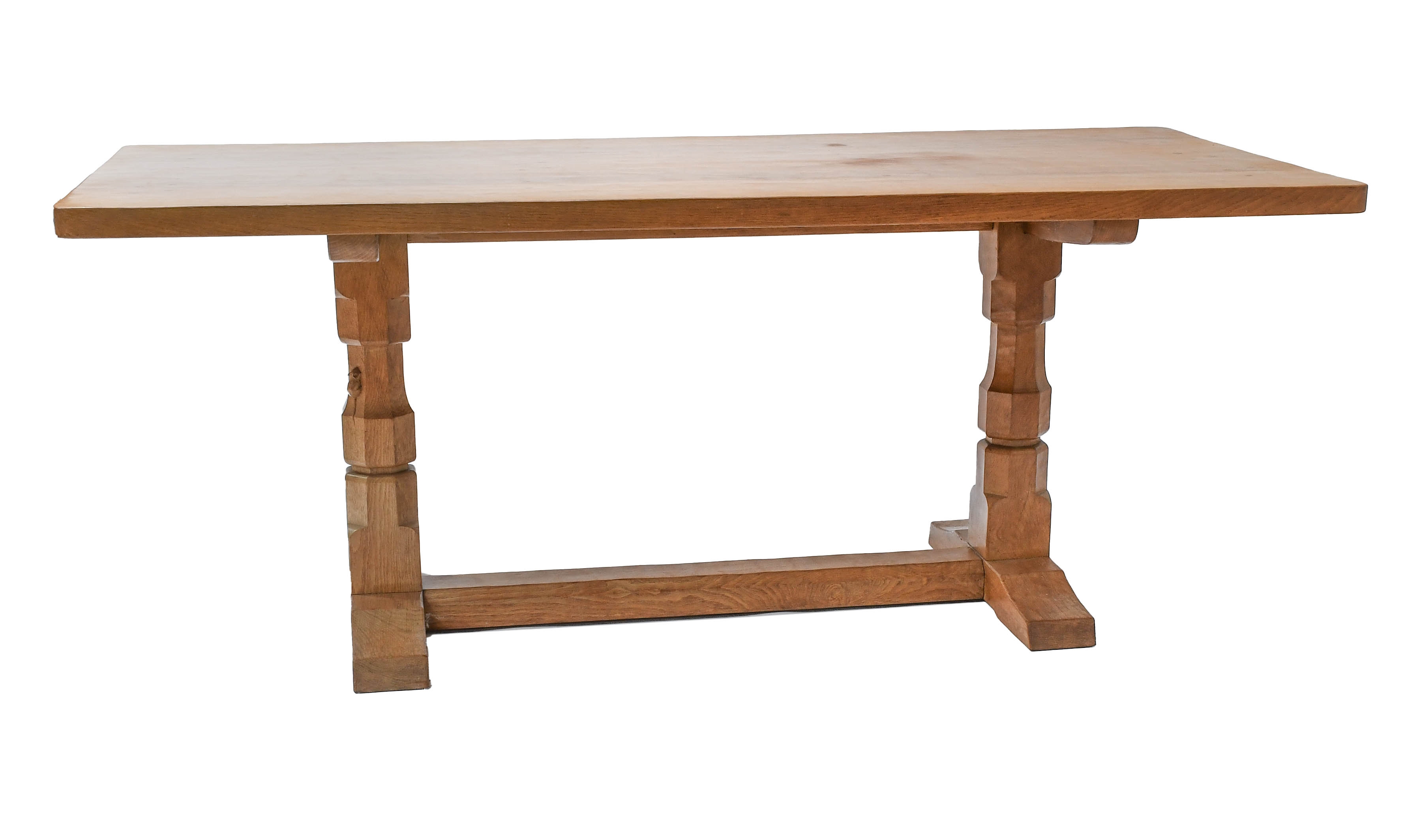 Robert Thompson | An English Oak 6ft Refectory Dining Table (20th ...