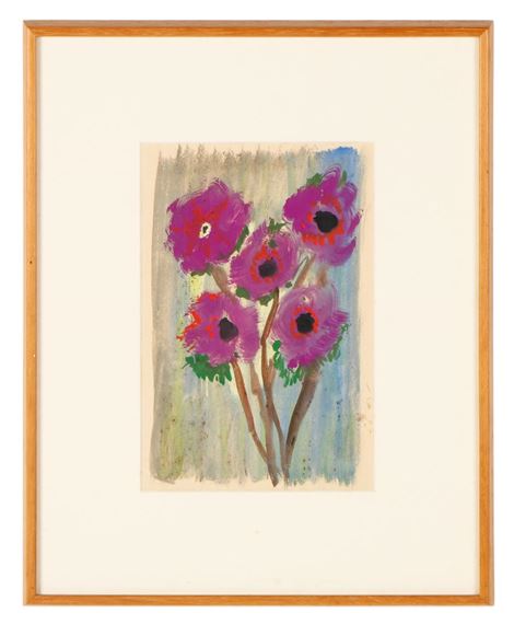 Eve Peri | Purple Flowers | MutualArt