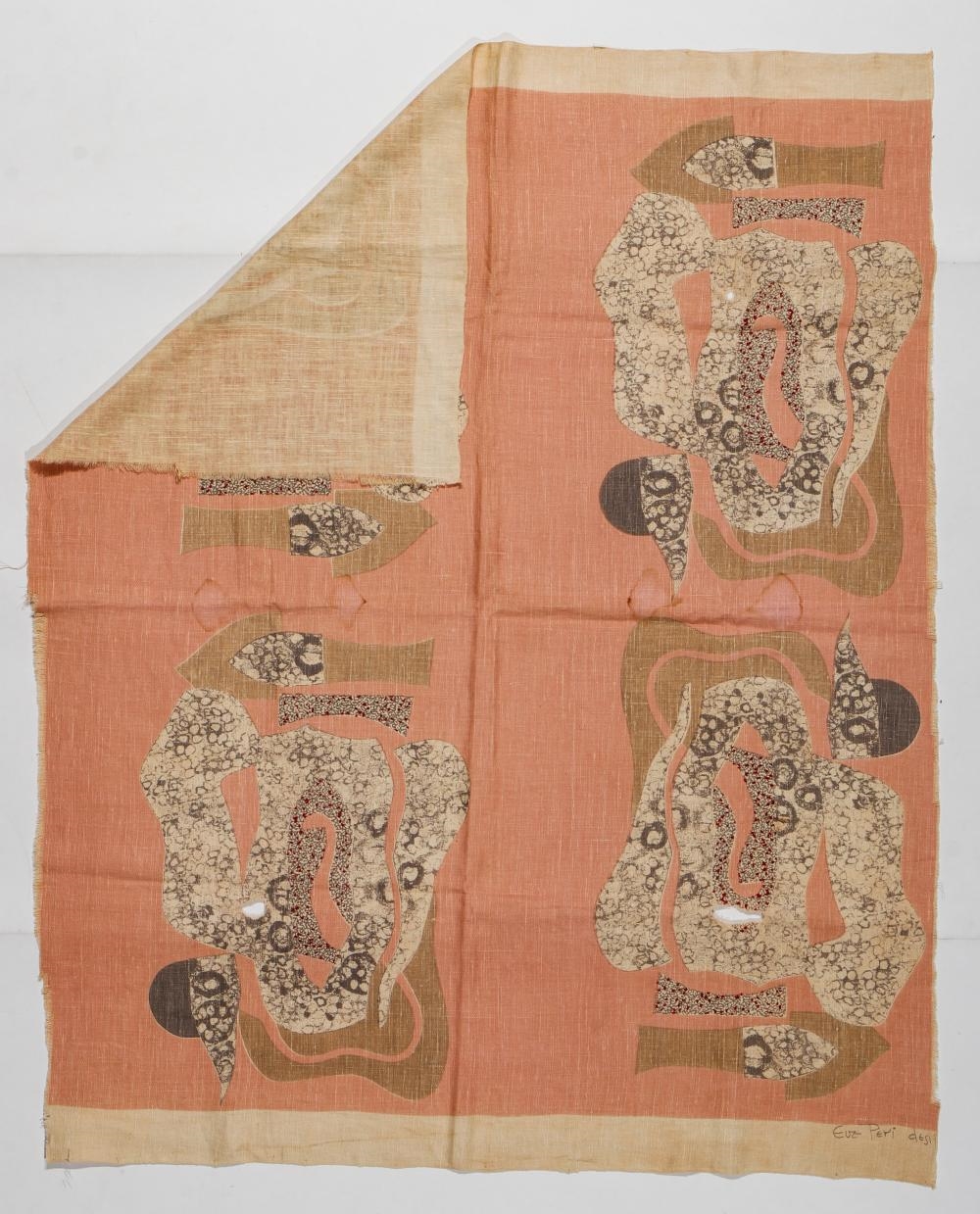 Eve Peri | Untitled Fabric Collage | MutualArt