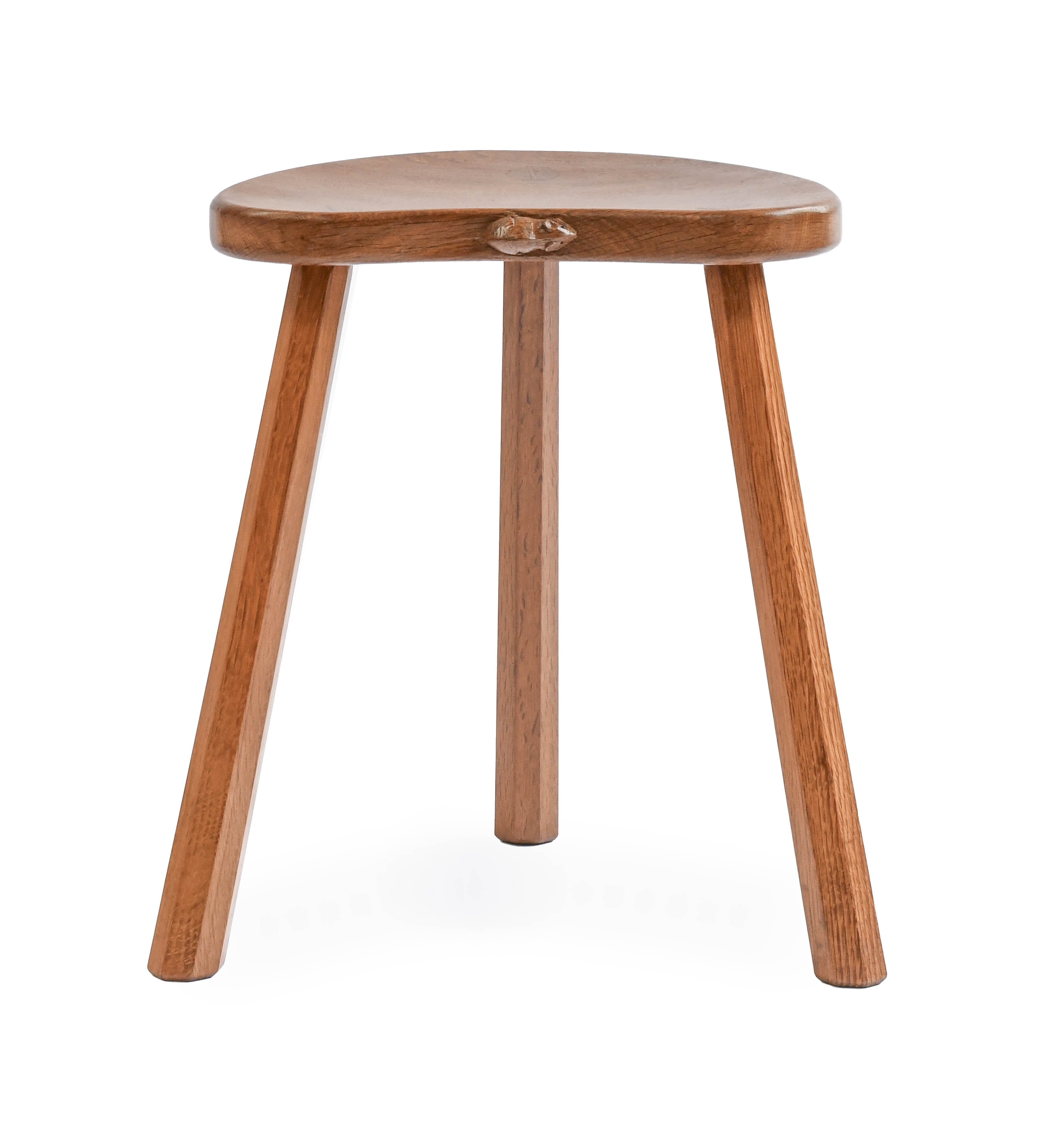 Robert Thompson | An English Oak Kidney-Shaped Cow Stool (20th Century ...
