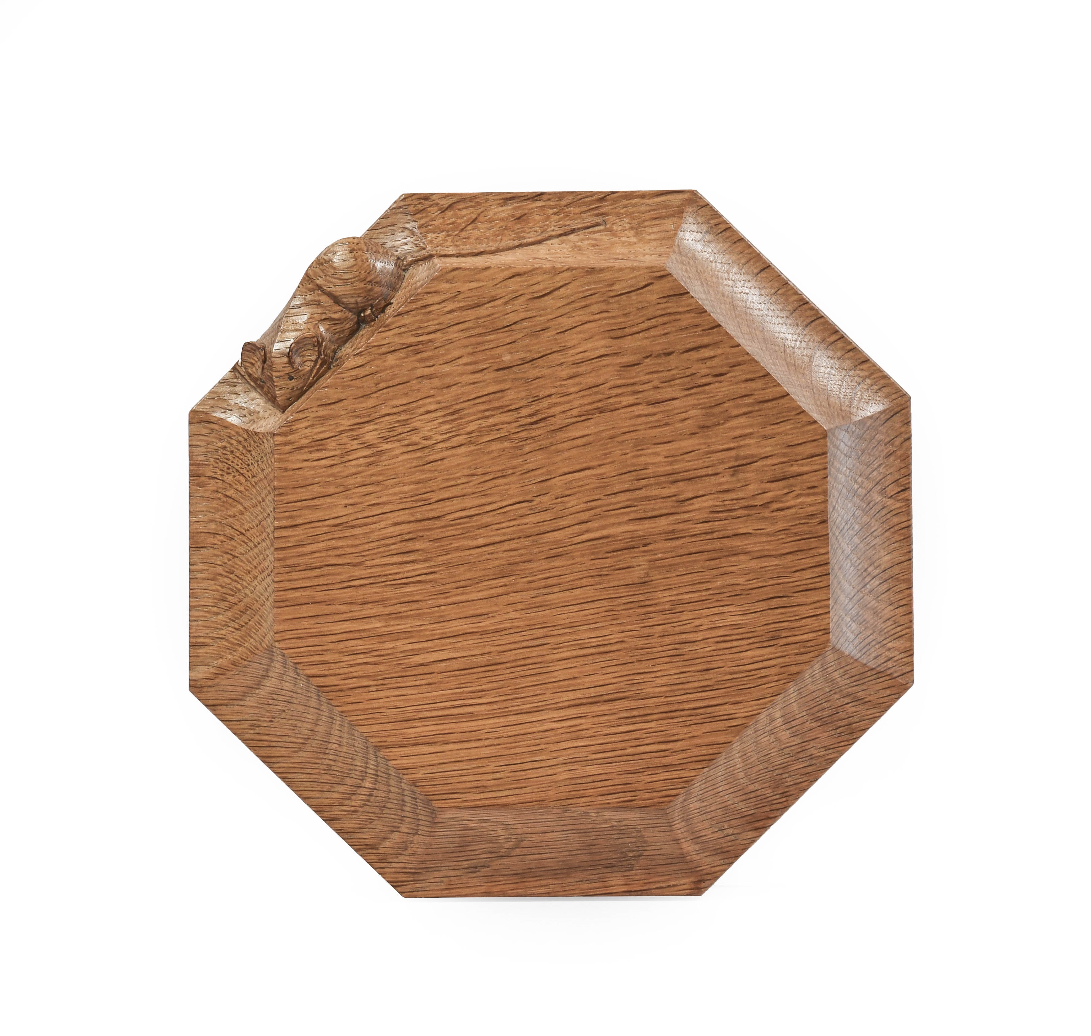 Robert Thompson | An English Oak Small Chopping Board, with carved ...