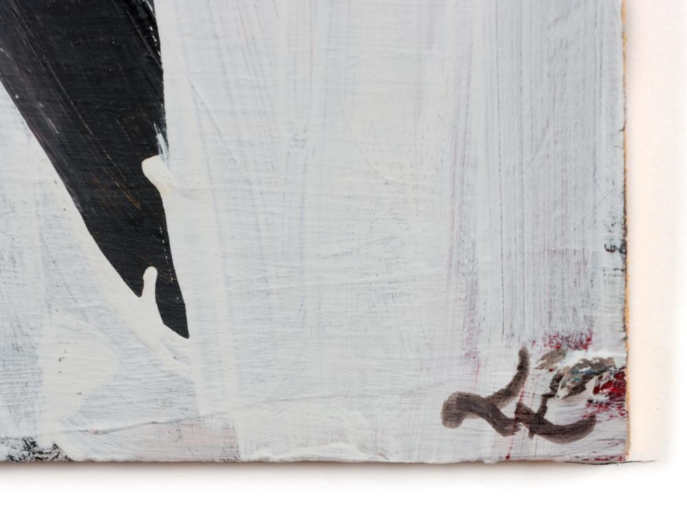 Jim Bloom | Walking man with black hair on white background | MutualArt