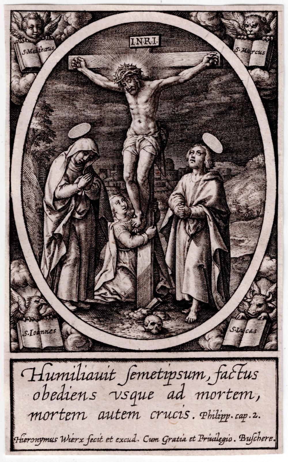 Hieronymous Wierix | The Crucifixion (1619) | MutualArt