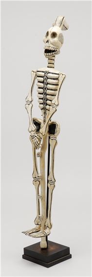 Antonio Joel Garcia | Dia de los Muertos Skeleton (Calaca) Cane | MutualArt