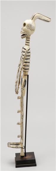 Antonio Joel Garcia | Dia de los Muertos Skeleton (Calaca) Cane | MutualArt