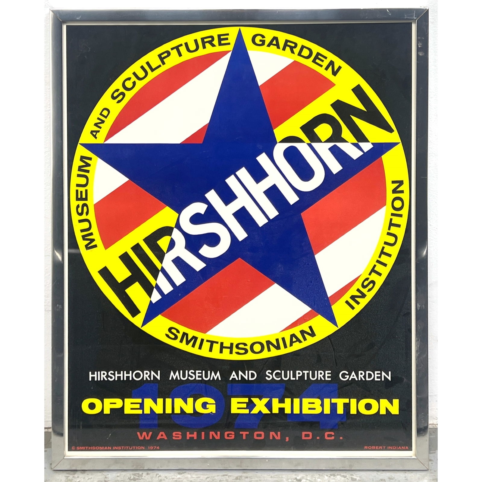 Indiana Robert | POP ART Exhibition poster for the HIRSHHORN MUSEUM and ...