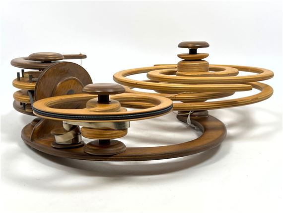 David C. Roy | Kinetic Wood Wall Sculpture | MutualArt