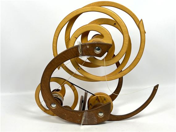 David C. Roy | Kinetic Wood Wall Sculpture | MutualArt